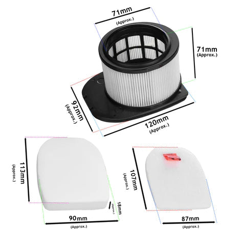 Shark Filters for Shark Stratos IZ400 IZ420 IZ400UK IZ420UK Filter Kit ...