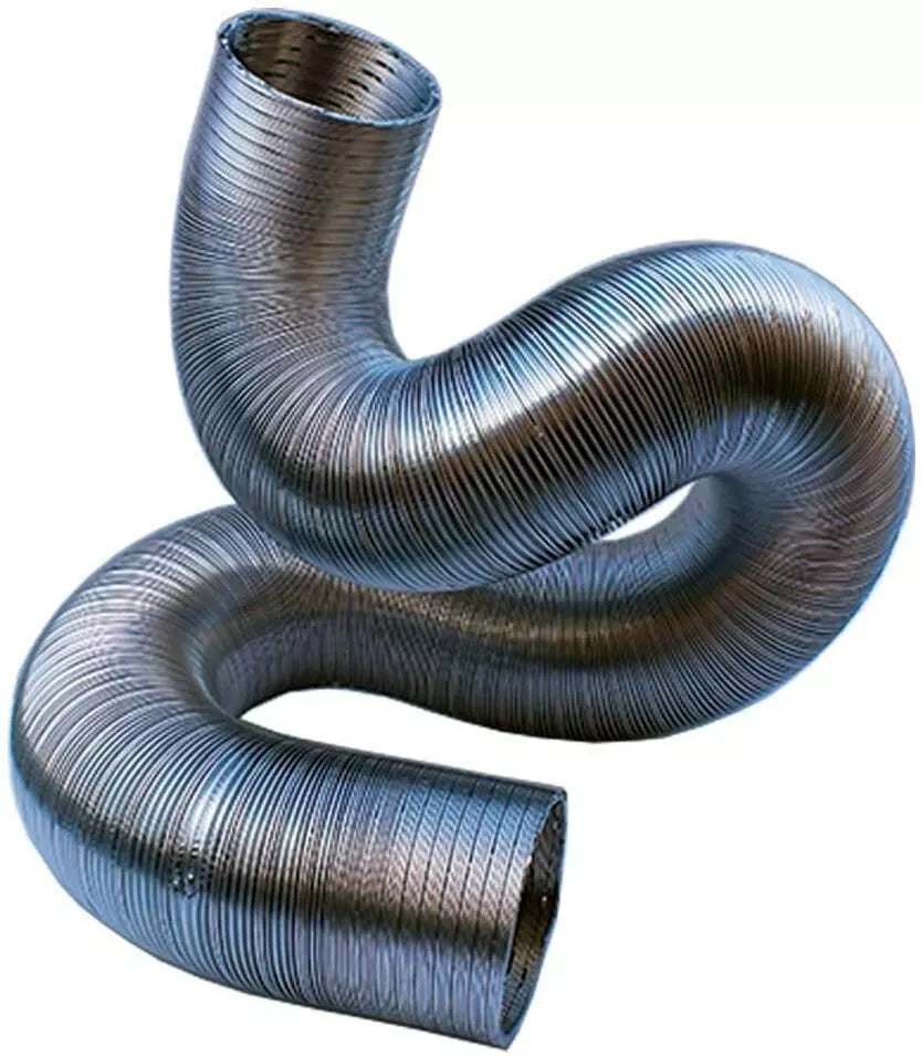 Aluminium Tumble Dryer Vent Hose Ducting Pipe 3 Meter 102mm 4" Inch Di ...