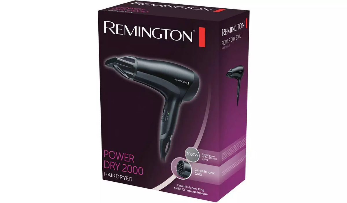 Remington D3010 Power Dry Hair Dryer – DWYERS HOMESTORE